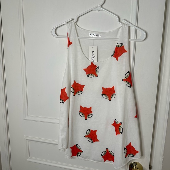 Tops | Fox Tank | Poshmark
